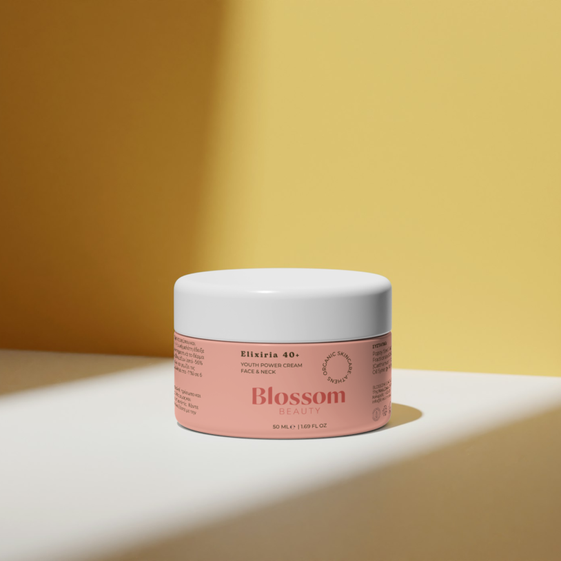 Elixiria 40+ Youth Power Cream, Face & Neck - Βlossom Βeauty - Φυσικά ...
